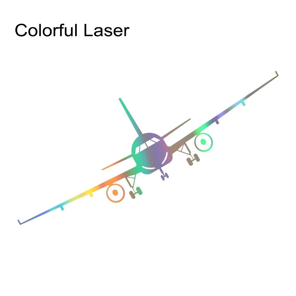 Наклейка на авто Colorful Laser, 60x19см