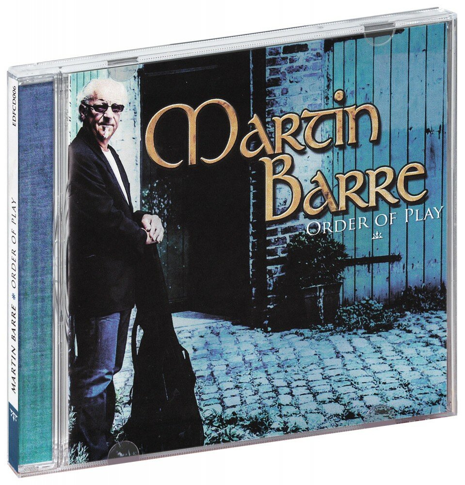 Martin Barre. Order Of Play (CD) (СД диск, CD Box, Европейский Союз)