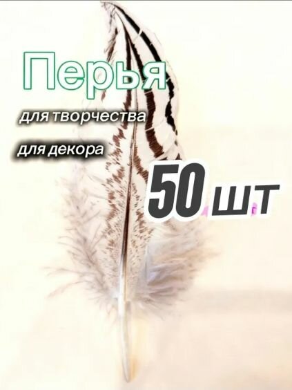 Натуральные перья фазана