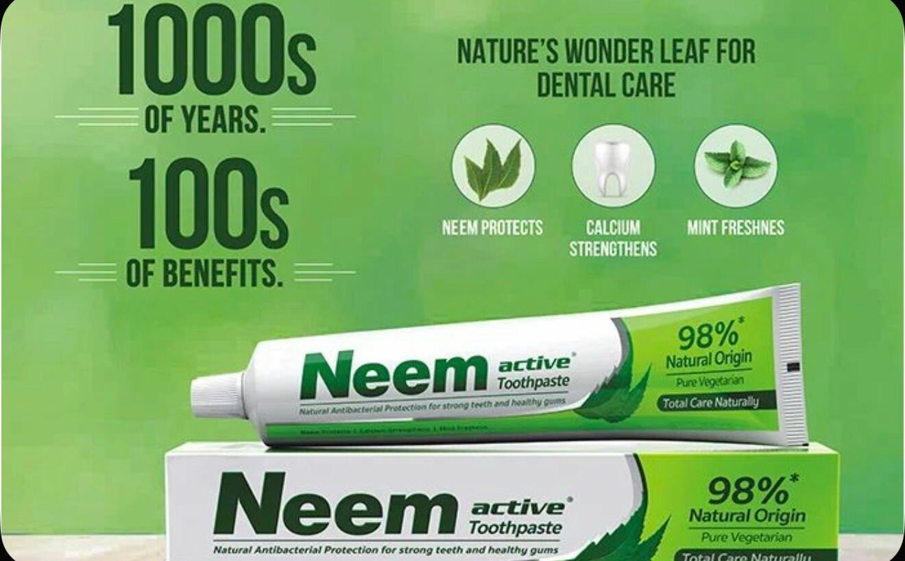 Зубная паста Ним Актив Neem Active Toothpaste 98 % 100 гр.