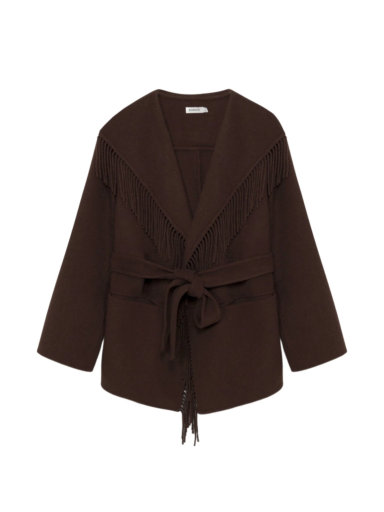 Куртка Rowen fringe-trimmed wool jacket