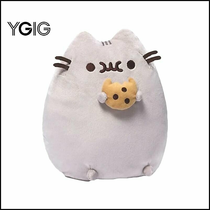 Мягкая игрушка Pusheen Кот в виде пончика для детей и малышей, 18 см кот-пончик детская игрушка