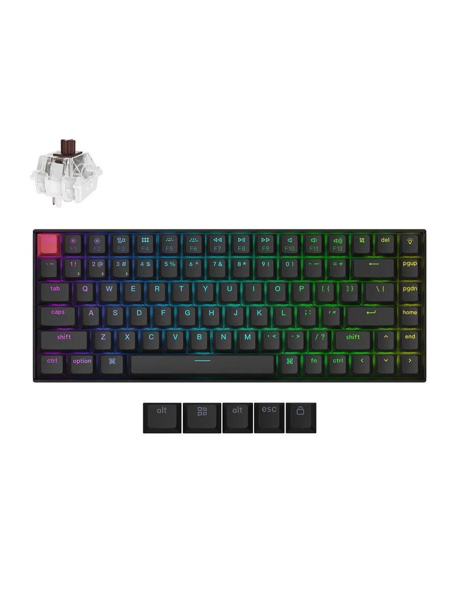 Клавиатура Keychron K2 QMK (Ver.3) Wireless RGB Backlight (Keychron Super Brown Switch Hot-Swappable)