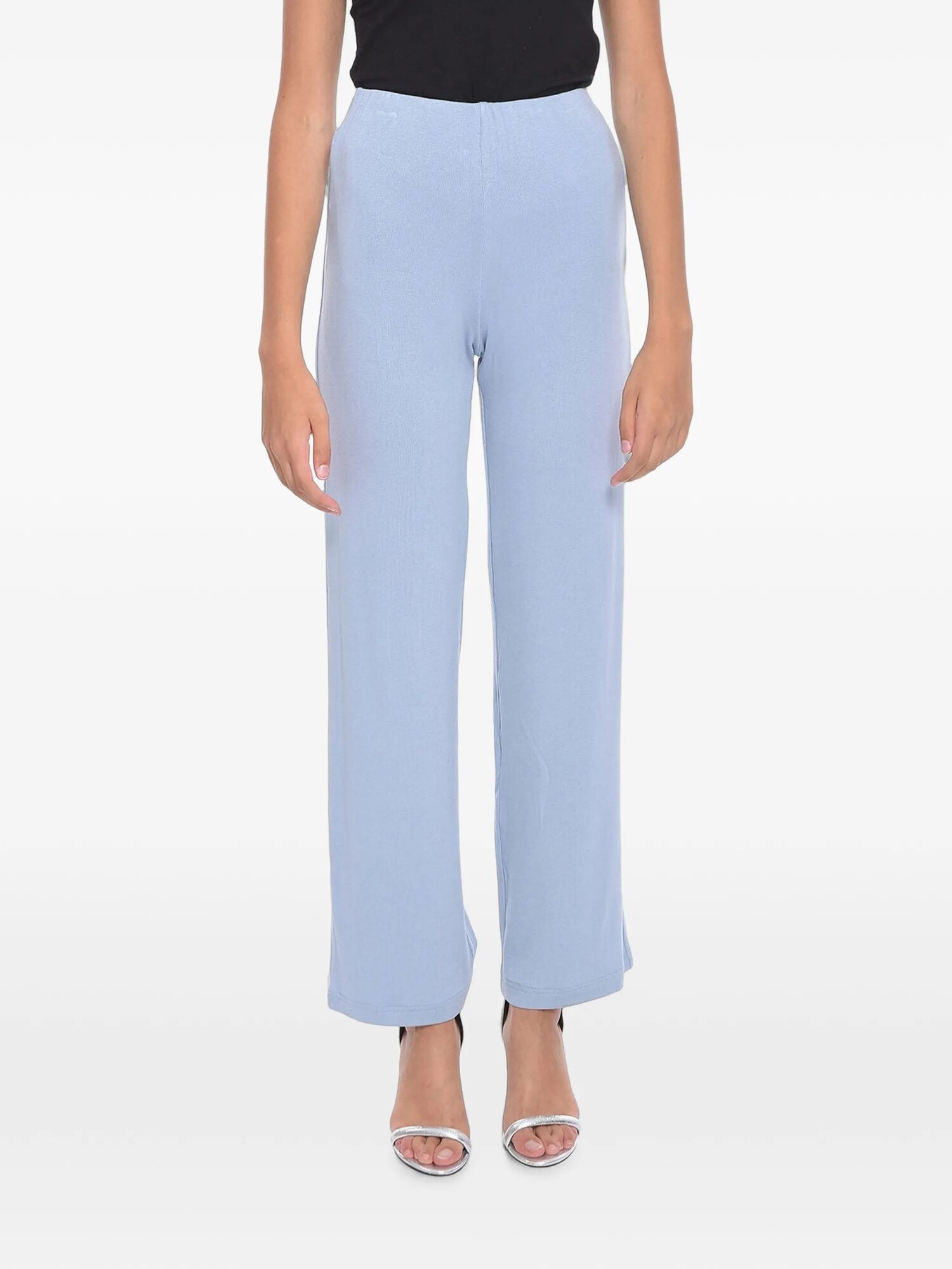 Брюки Ribbed palazzo pants