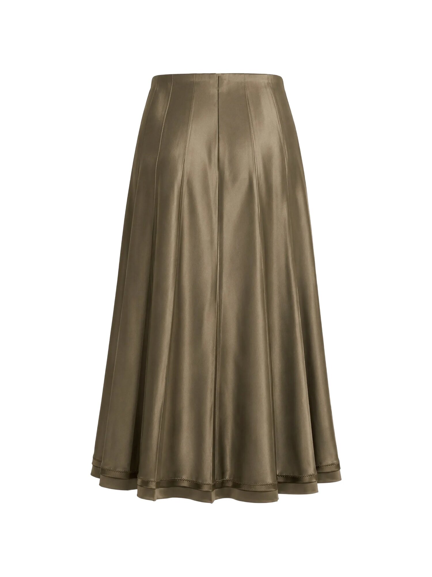 Юбка VINCE Pleated satin skirt, размер 4-6 — фото 1