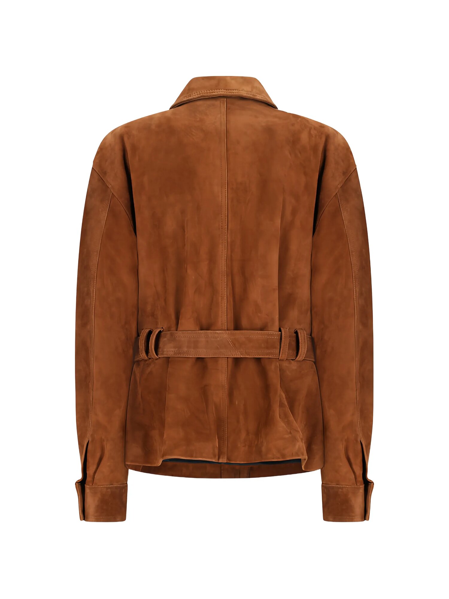 Куртка Alessandra Rich Belted suede jacket, размер 40 — фото 1