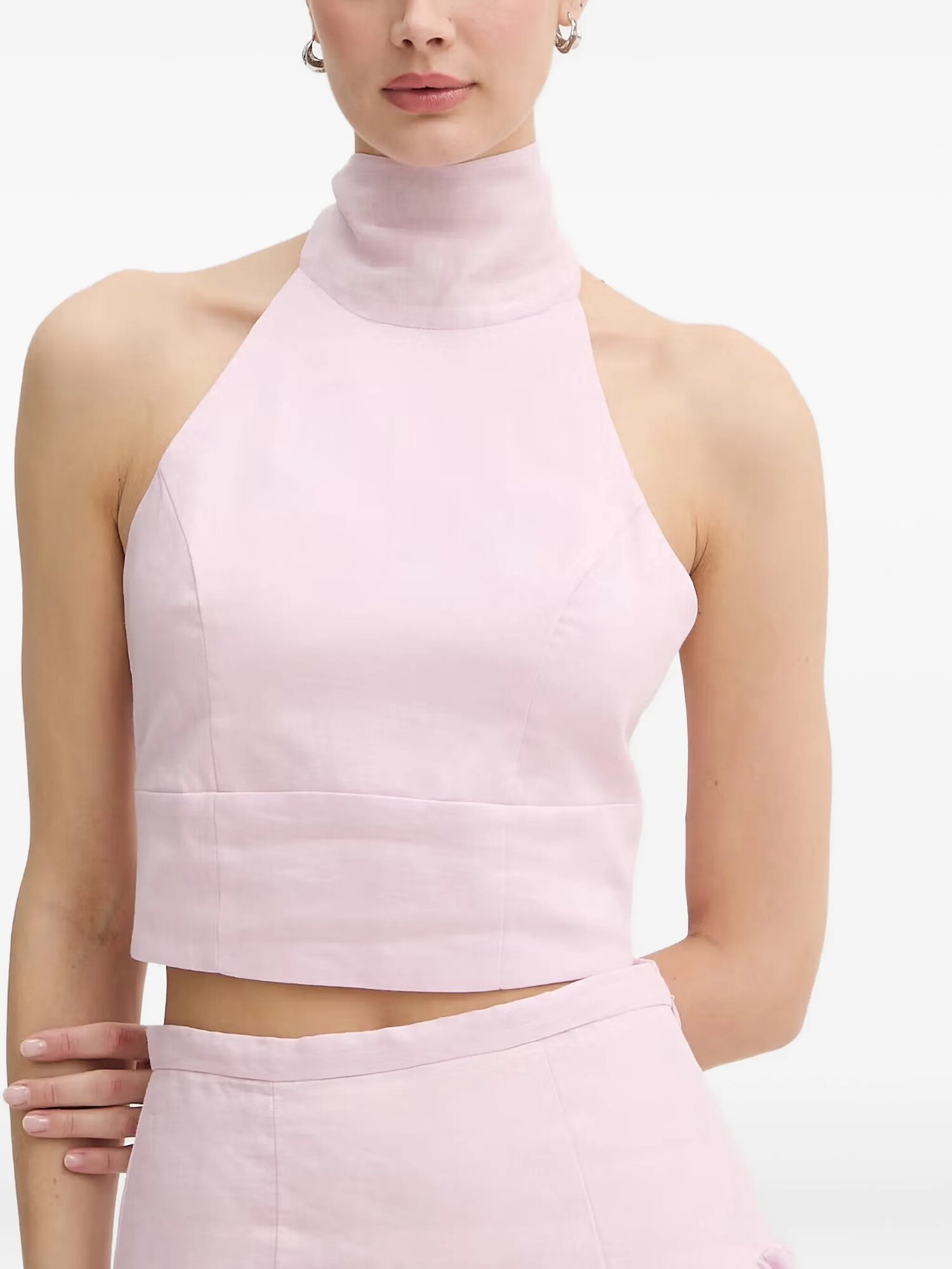 Топ Halterneck tie-fastening top