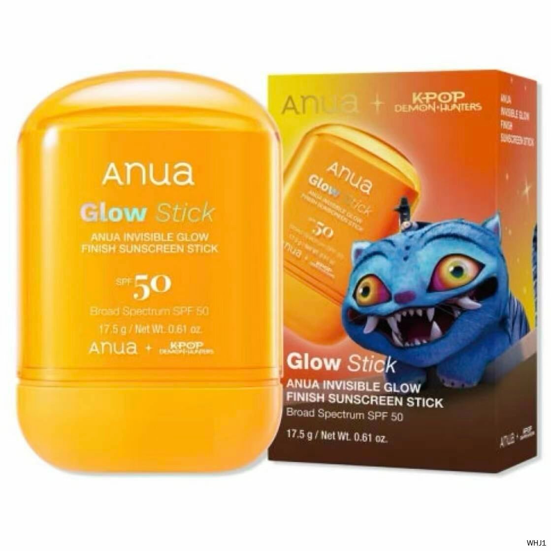 Солнцезащитный крем Anua KPop Demon Hunters Glow Stick Limited Edition, SPF 50+, 50 мл SPF 50+ лимитированная серия 50 мл