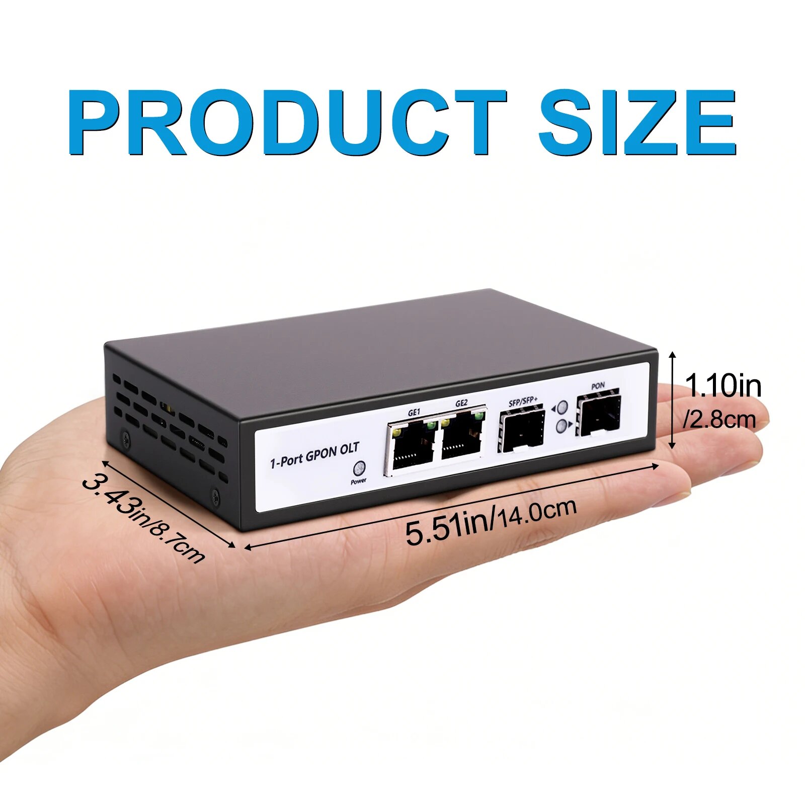 Мини GPON OLT 1PON FTTH 128 ONUs without GPON Module — фото 1