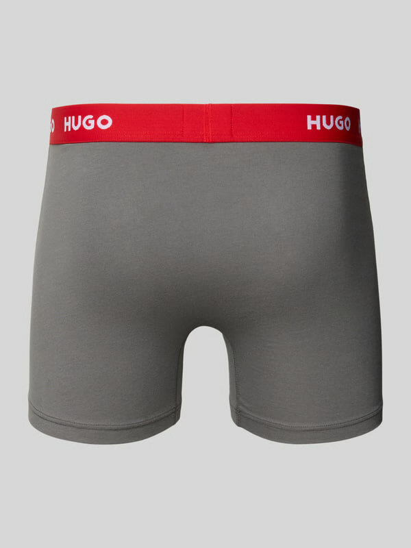 Трусы HUGO Boxer TRIPLET 3 pack, комплект из 3 шт., размер S, серый, хаки, черный — фото 1