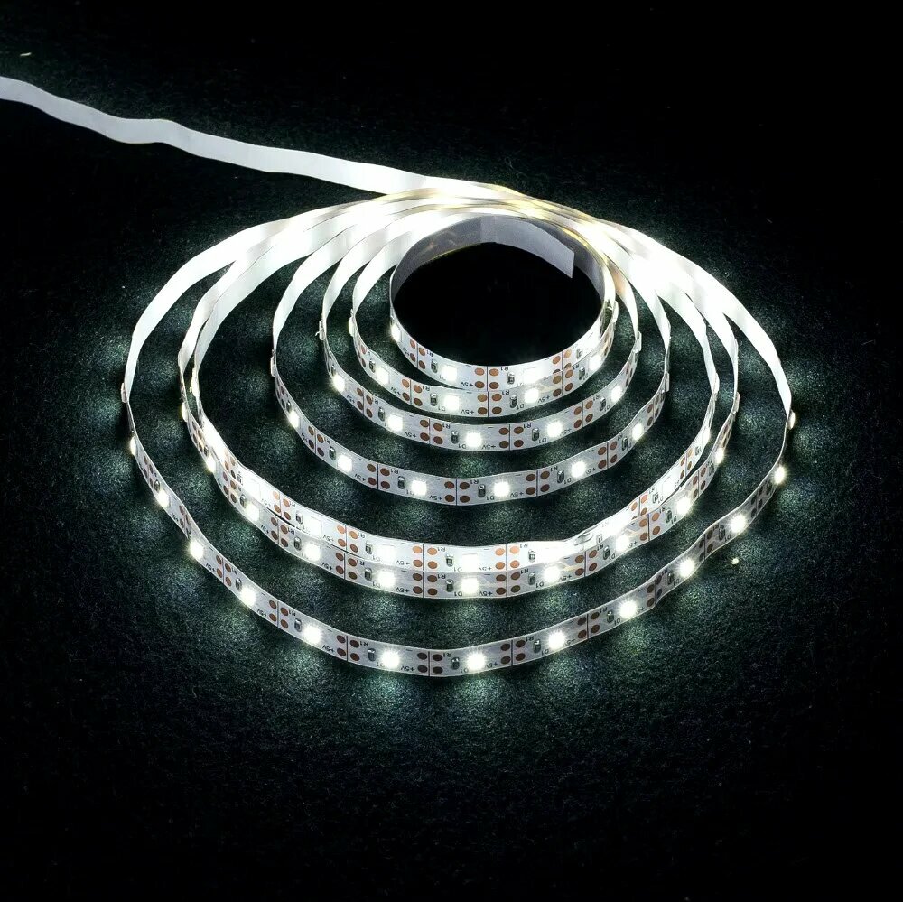 Светодиодная лента белая, 3 метра, SMD2835