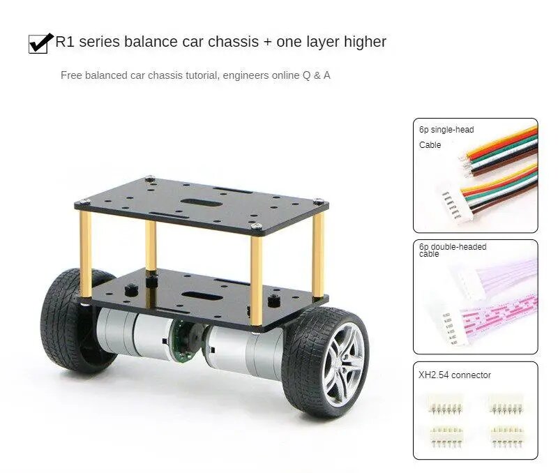 Балансировочный робот-шасси R1, 2 layer Chassis