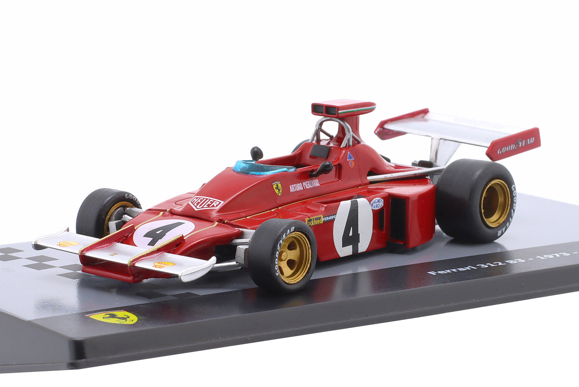 Модель коллекционная ALTAYA Ferrari 312B3 #4 formula 1 1973 arturo merzario / феррари 312B3 ФОРМУЛА-1 артуро мерзарио