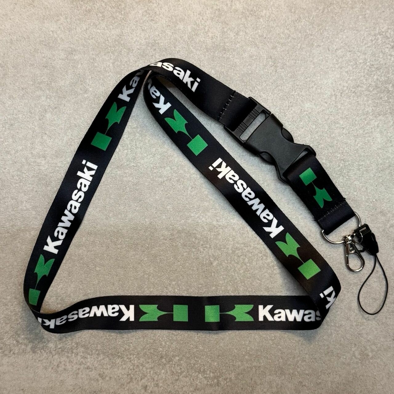 Лента шнурок на шею для ключей JDM Kawasaki Кавасаки