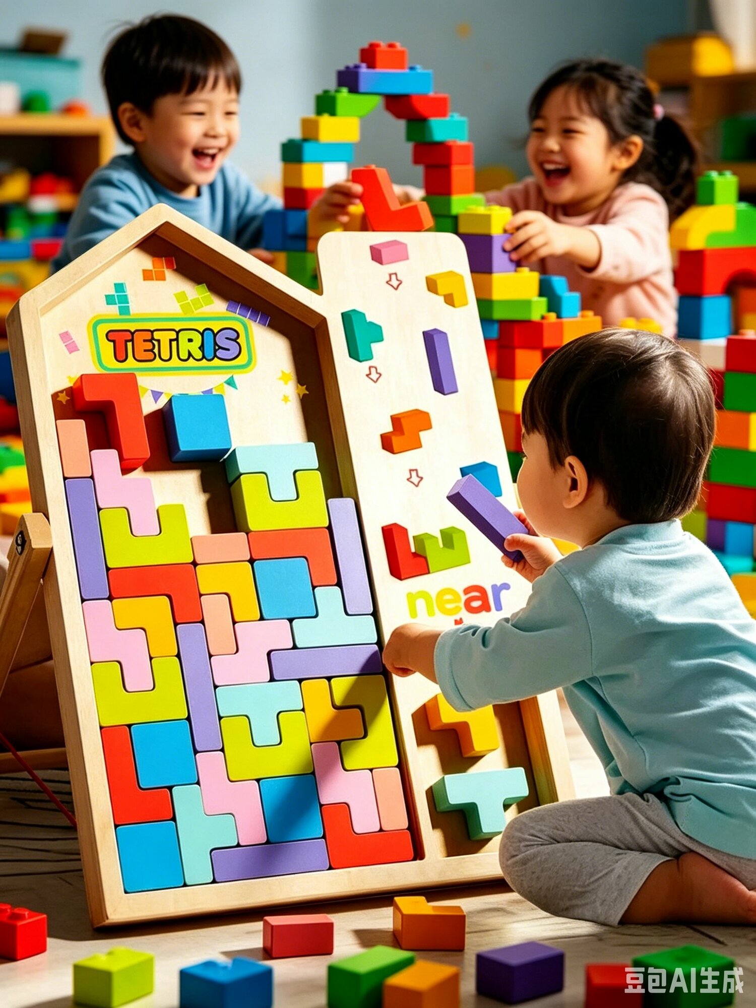 Детская деревянная игрушка. для ребенка