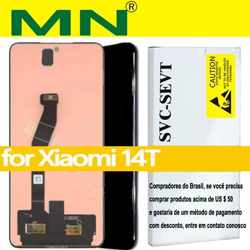 6,67-дюймовый AMOLED-дисплей 144 Гц для Xiaomi 14T LCD 2406APNFAG, сенсорный экран в сборе для MI 14T Pro 2407FPN8EG LCD