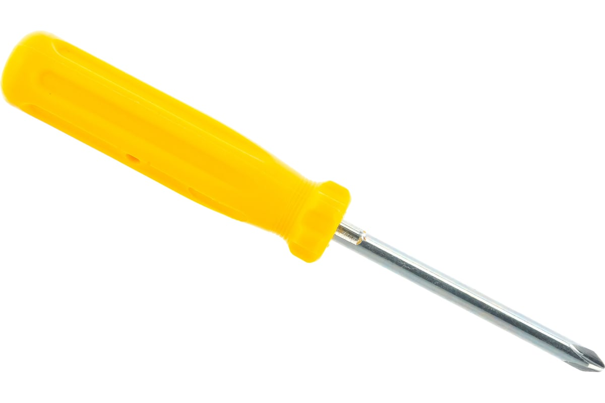 Отвертка STAYER STANDARD 2-в-1 с двухсторонним стержнем, PH №2 /SL 6мм, 85мм {2515_z01}