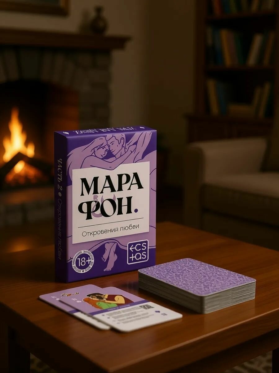 Игральные карты для пар "Марафон. Откровения любви", 36 карт, 18+