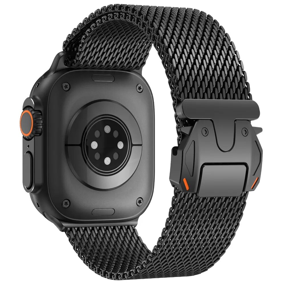 Мilanese Loop ремешок для Apple Watch Ultra 3 49мм 46мм 45мм 44мм 42мм стальной браслет для iWatch Series 11 10 9 8 7 6 SE3