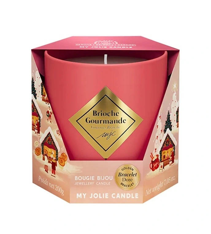 Свеча My Jolie Candle Gourmet Brioche парфюмированная 180 гр / Май Джоли Кэндл Гурме Бриошь для дома
