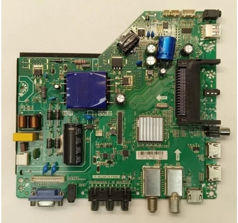 Плата TP. MS3663S. PB801, для телевизора Витязь 43LF0207