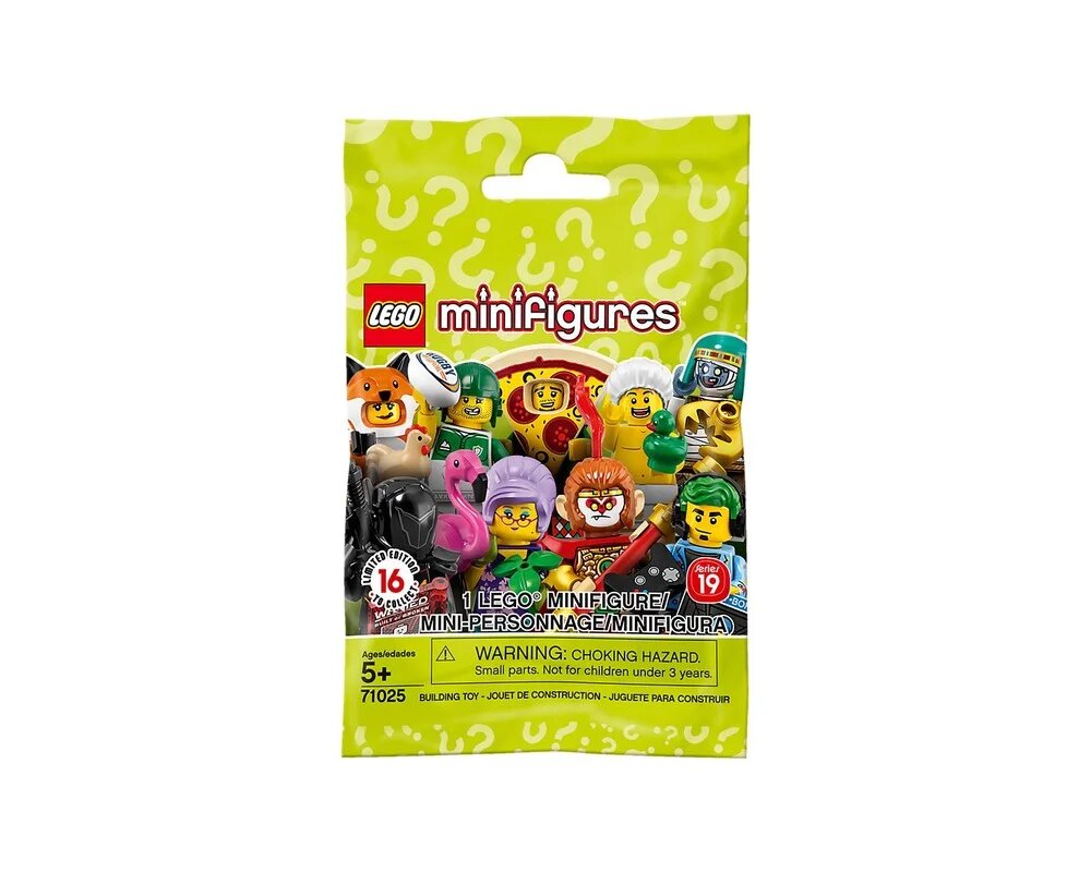 Конструктор Minifigures 71025 Серия 19 6 дет.