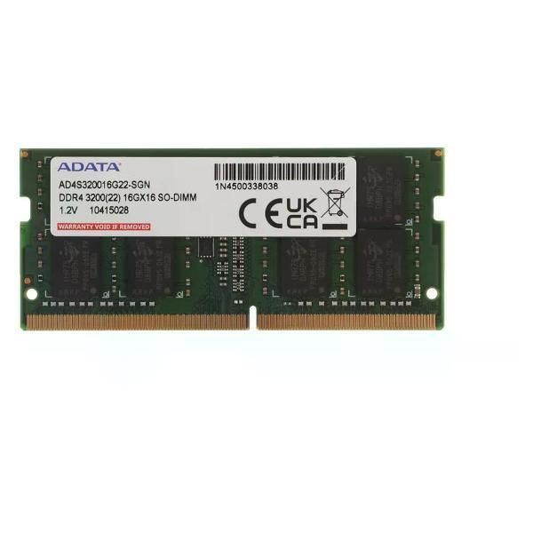 Оперативная память A-DATA DDR4 16Gb 3200MHz AD4S320016G22-SGN