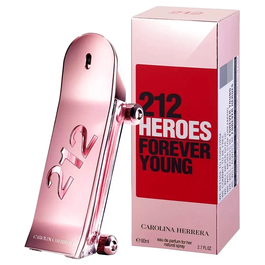 Женская парфюмерная вода Carolina Herrera 212 Heroes Forever Young 80 мл / Хирос Форевер Янг
