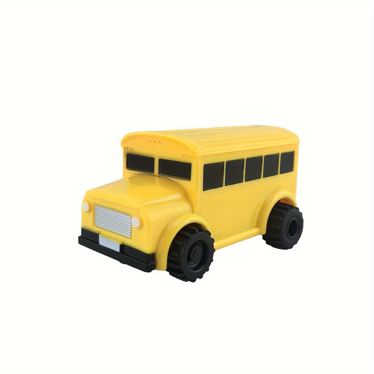 Игрушечный автомобиль для детей, следующий по линии, жёлтый школьный автобус