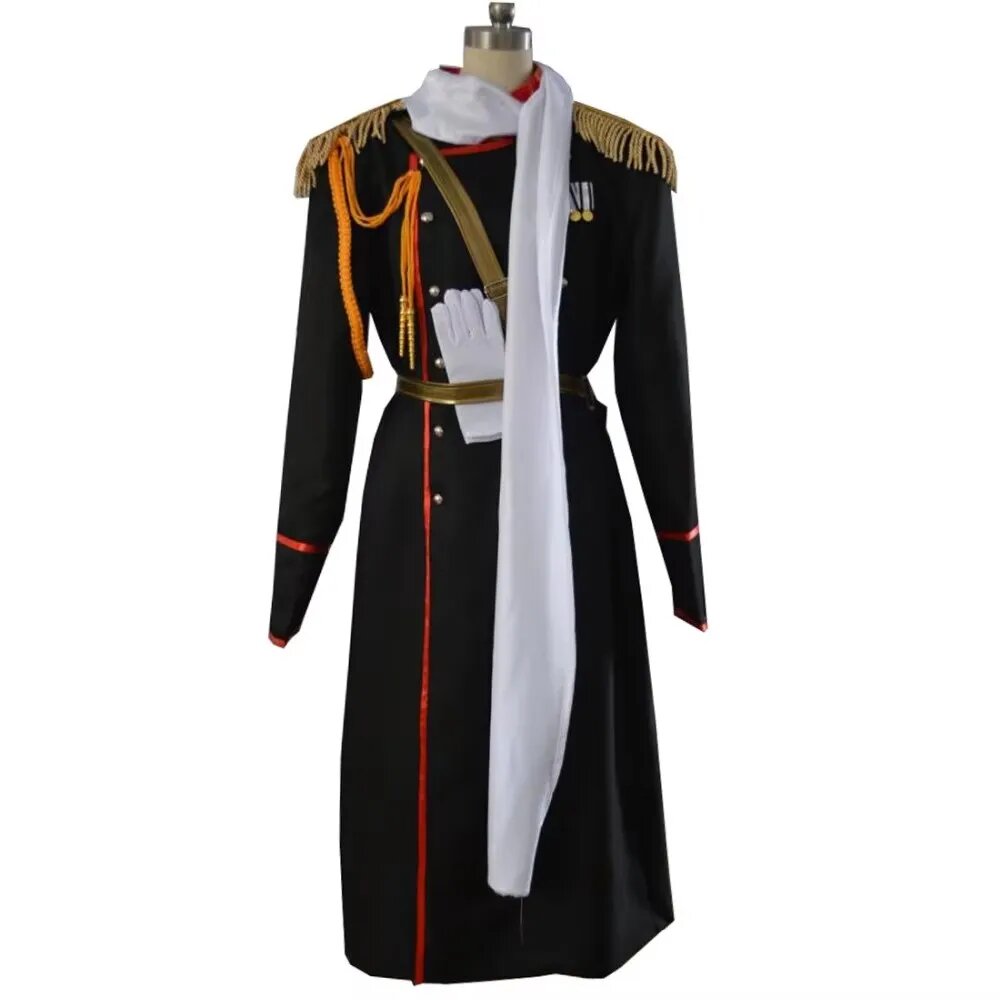 Hetalia Россия Иван Брагинский военный костюм S, разноцветный, female