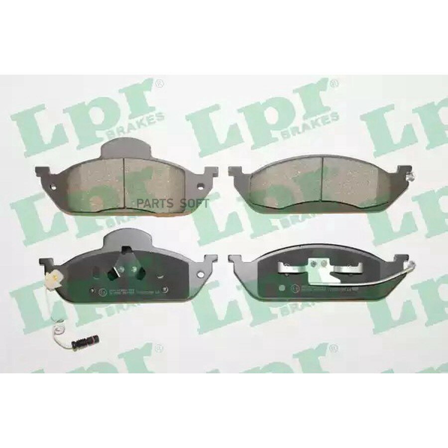 LPR 05P983 Колодки тормозные MERCEDES W163 ML230-ML430 передние