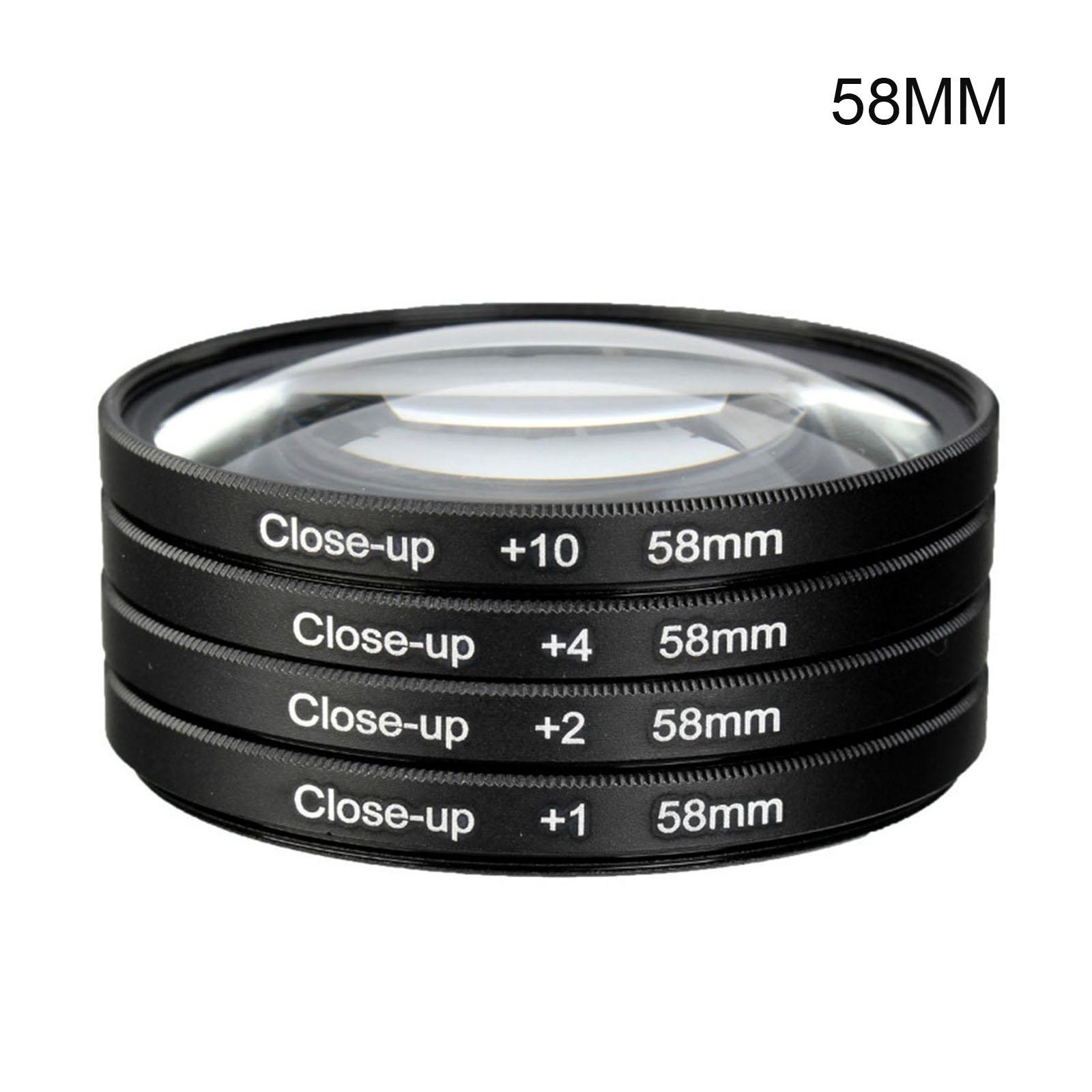Профессиональный макронабор +1 +2 +4 +10 с чехлом, 58mm