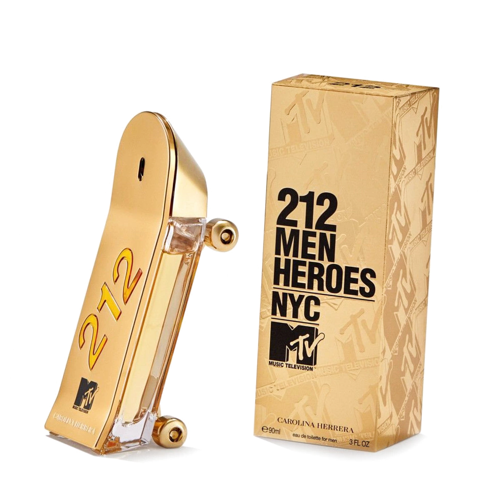 Аромат Каролина Херрера 212 Мен Хирос Мтв 90 мл для мужчин / Carolina Herrera 212 Men Heroes MTV