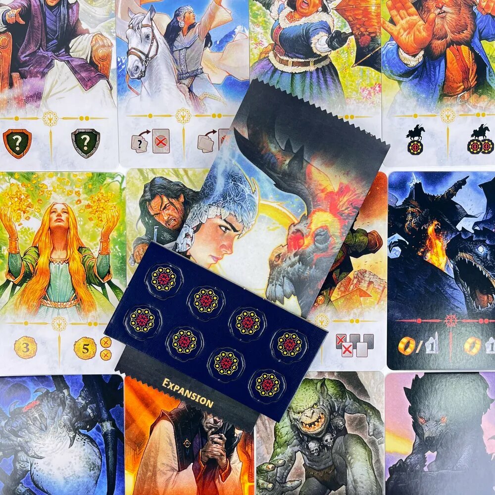 Настольная игра Duel Middle Earth Allies Pack (2025 Edition) Стратегическая дуэль для компании, с уникальным артом