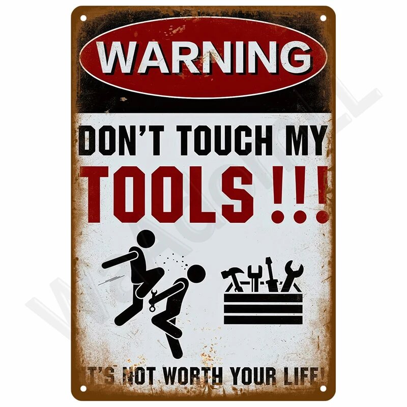 Металлическая вывеска в стиле ретро, настенная художественная роспись, эстетическая комната, предметы домашнего декора, плакат, винтажная металлическая пластина, украшение для гаража, жестяная вывеска, тарелки для бара