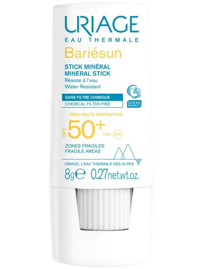 Урьяж барьесан SPF 50+ Минеральный стик 18г