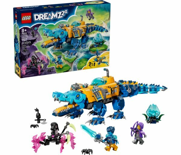 Конструктор LEGO DREAMZzz 71512 Подводная лодка «Крокодил» (Lego 71512)