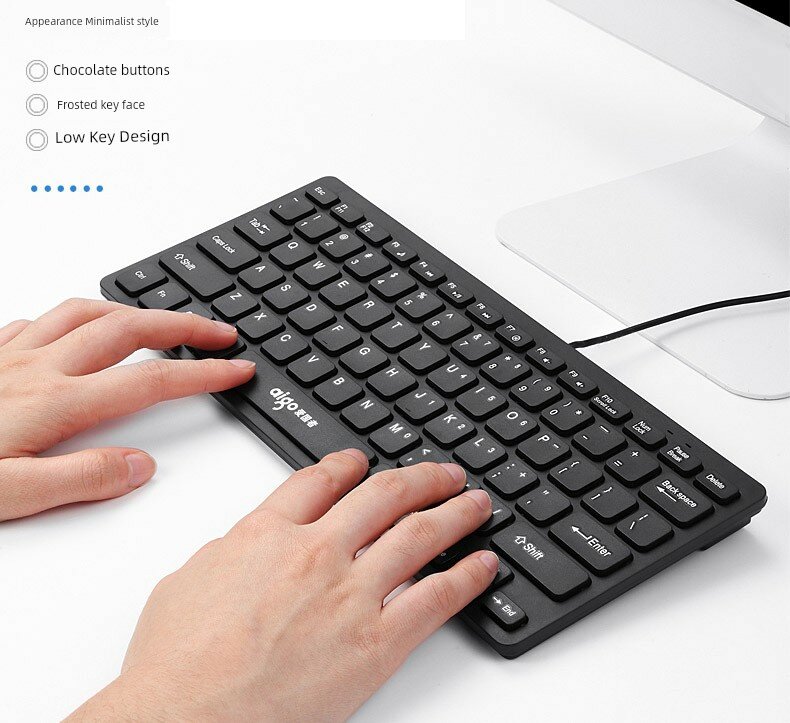 [Можно выставить специальный счет] Комплект клавиатуры и мыши Patriot W922 Chocolate, проводная мини-клавиатура для