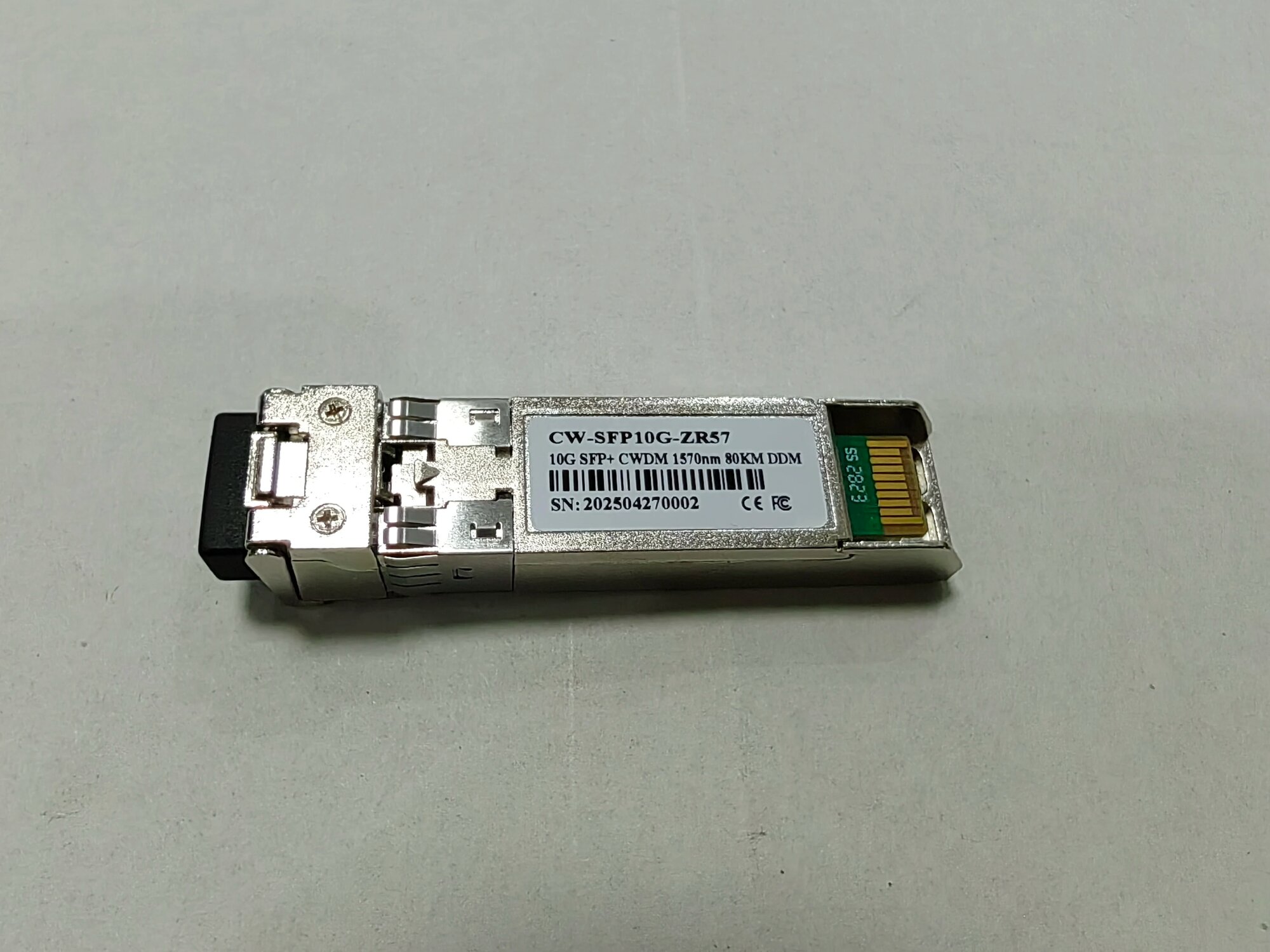 SFP+ модуль 10G CWDM 80 км, 1550nm, LC