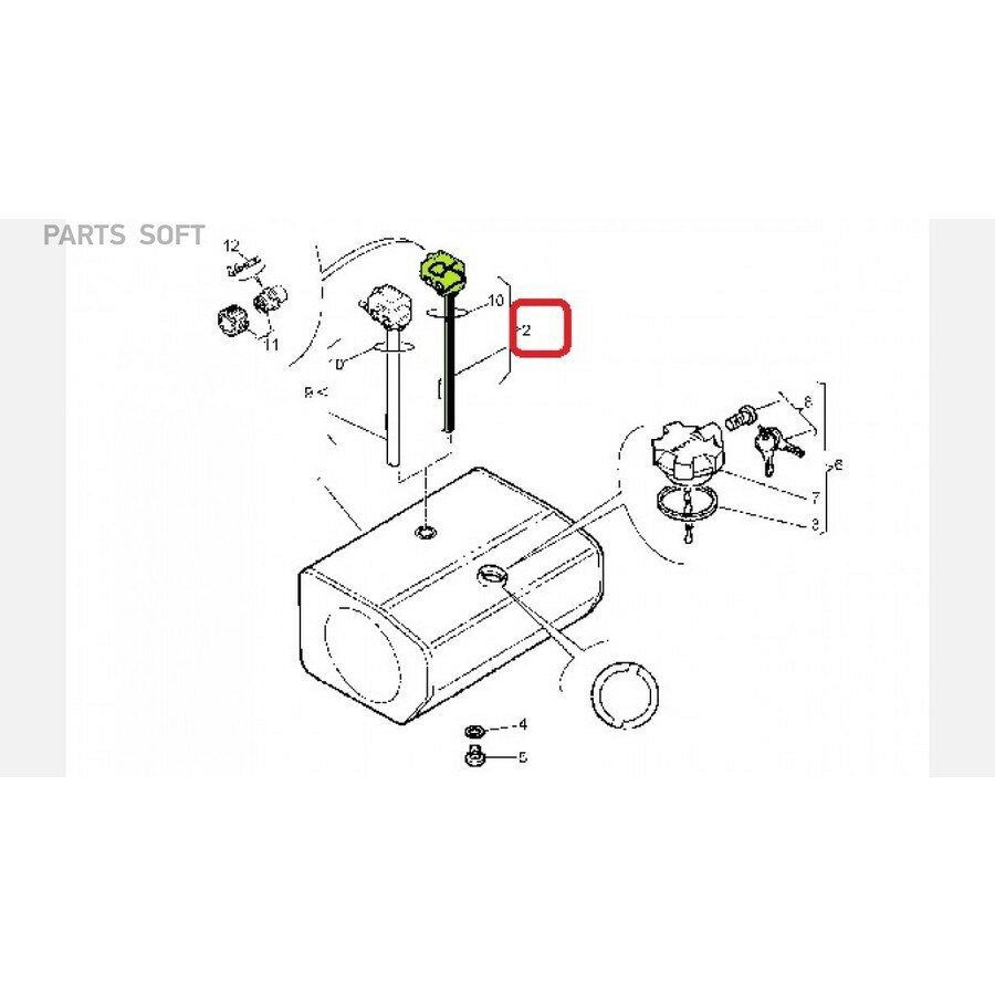 Указатель уровня renault от официального дистрибьютора, RENAULT, артикул 7420981959