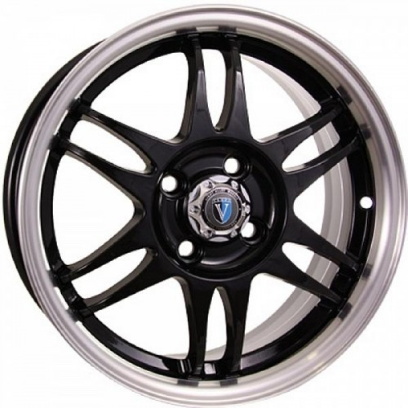 Диск колесный Tech Line Venti 1502 6,0x15 5x100 Dia57.1 ET40 цвет BD (черный с проточкой)
