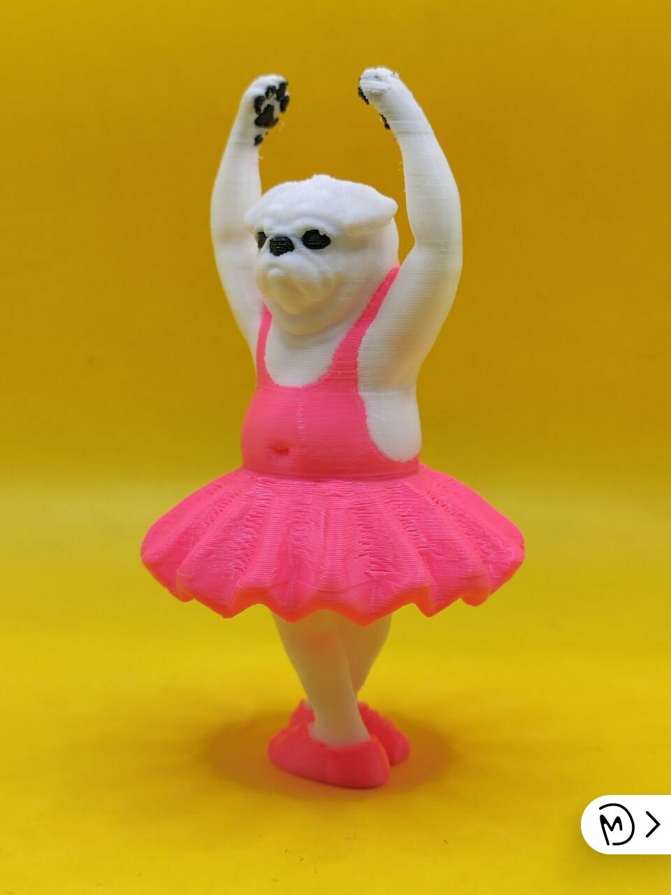 Статуэтка - Мопс балерина