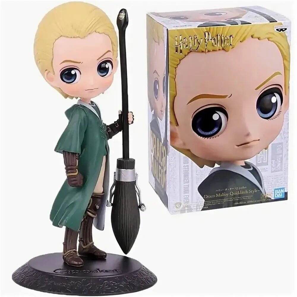 Фигурка коллекционная Q POSKET Bandai Harry Potter Драко Малфой Игра в Квиддич 15 смQ POSKET