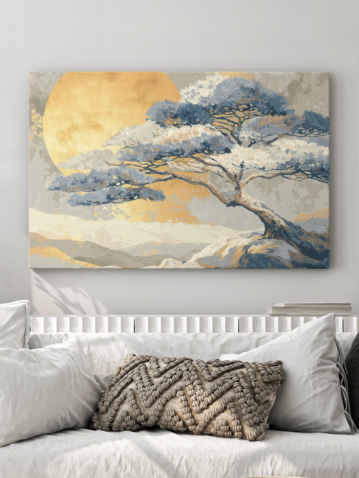 Большая картина Postermarket "Дерево" на холсте с подрамником 60х90 см