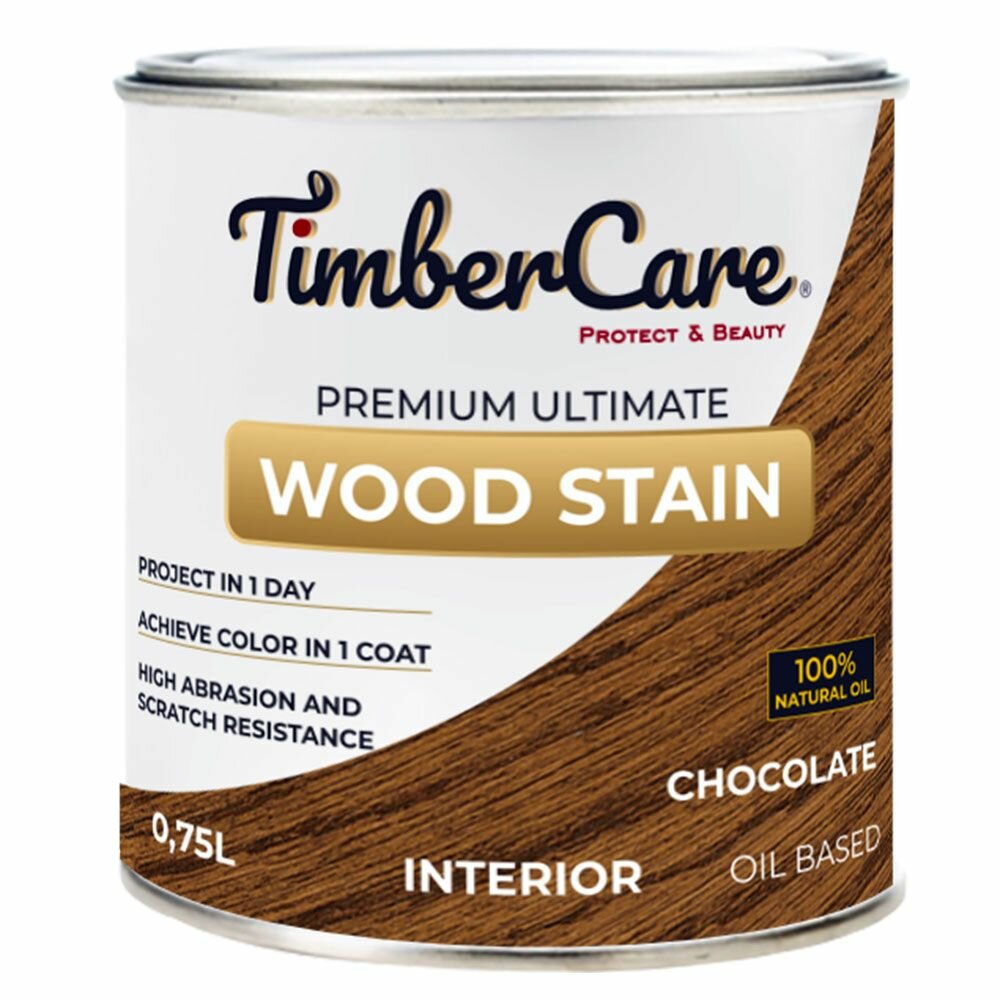 Масло-тонировка TimberCare Wood Stain Шоколад 0.75л