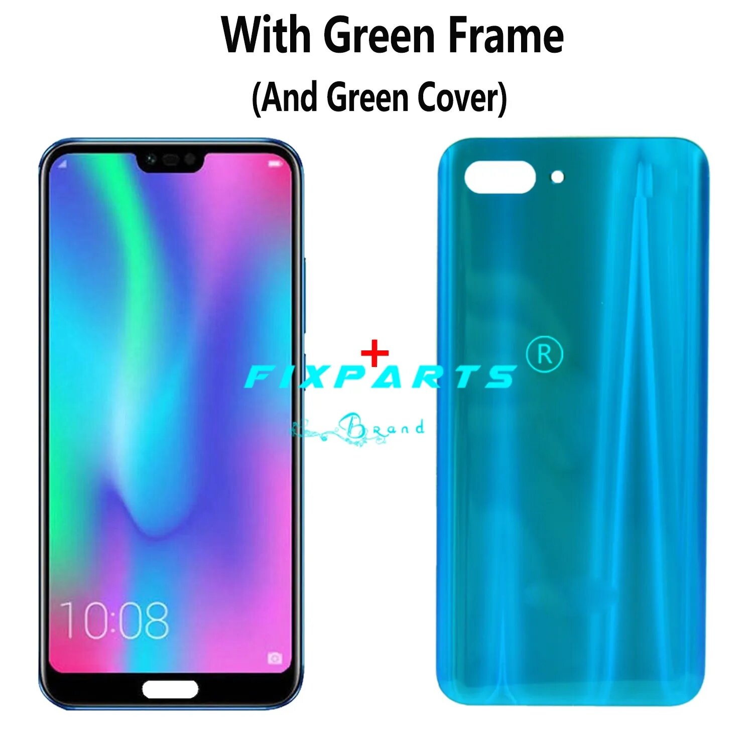 Хорошо протестировано для Huawei Honor 10, ЖК-дисплей с сенсорным экраном с With Green Fra Cover