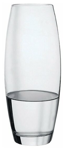 Ваза "Flora", овальная, высота 26 см, стекло, PASABAHCE, 43966 Комплект : 1 шт .