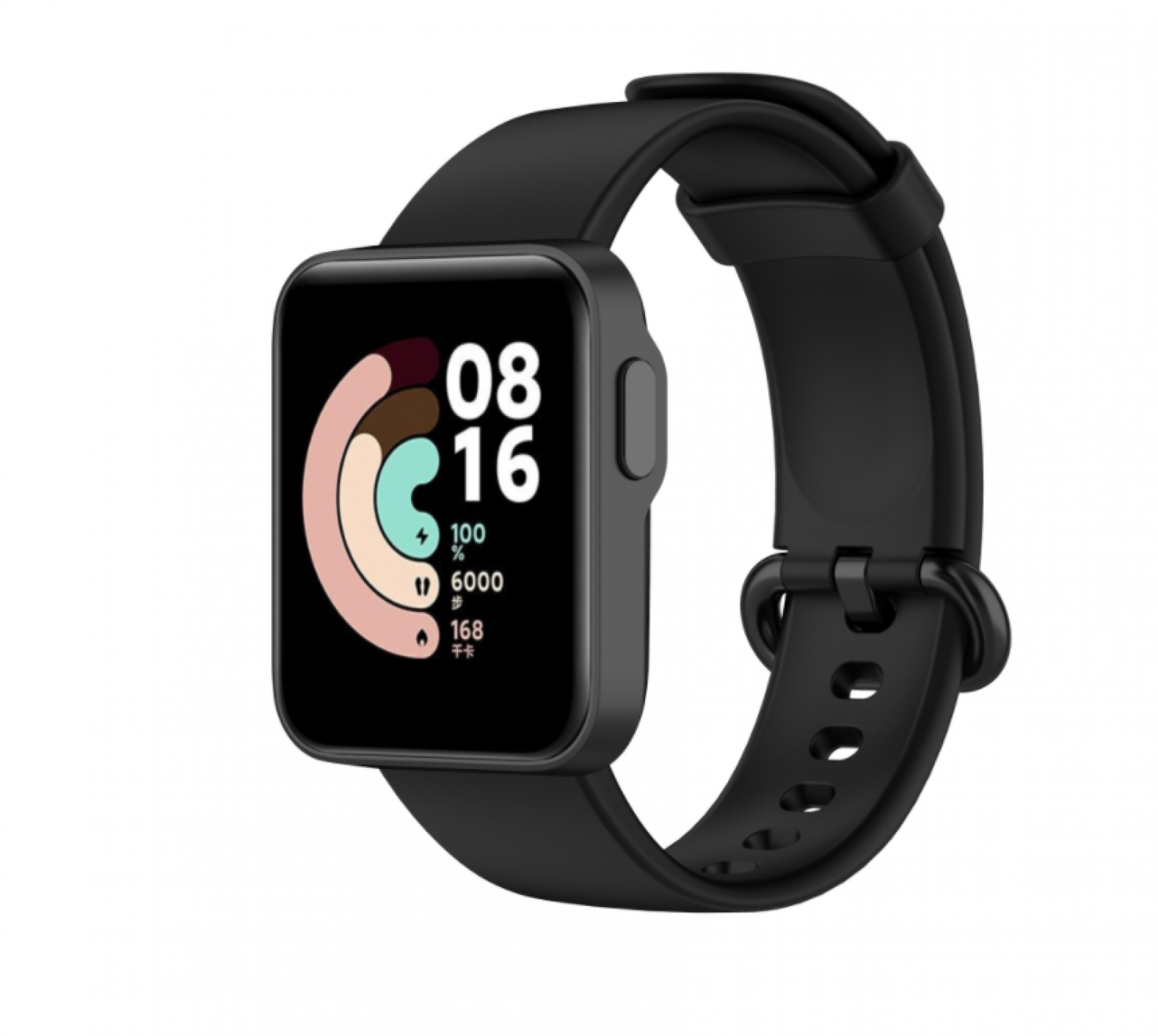 Сменный гипоаллергенный силиконовый ремешок MyPads для умных часов Xiaomi Mi Watch Lite черный