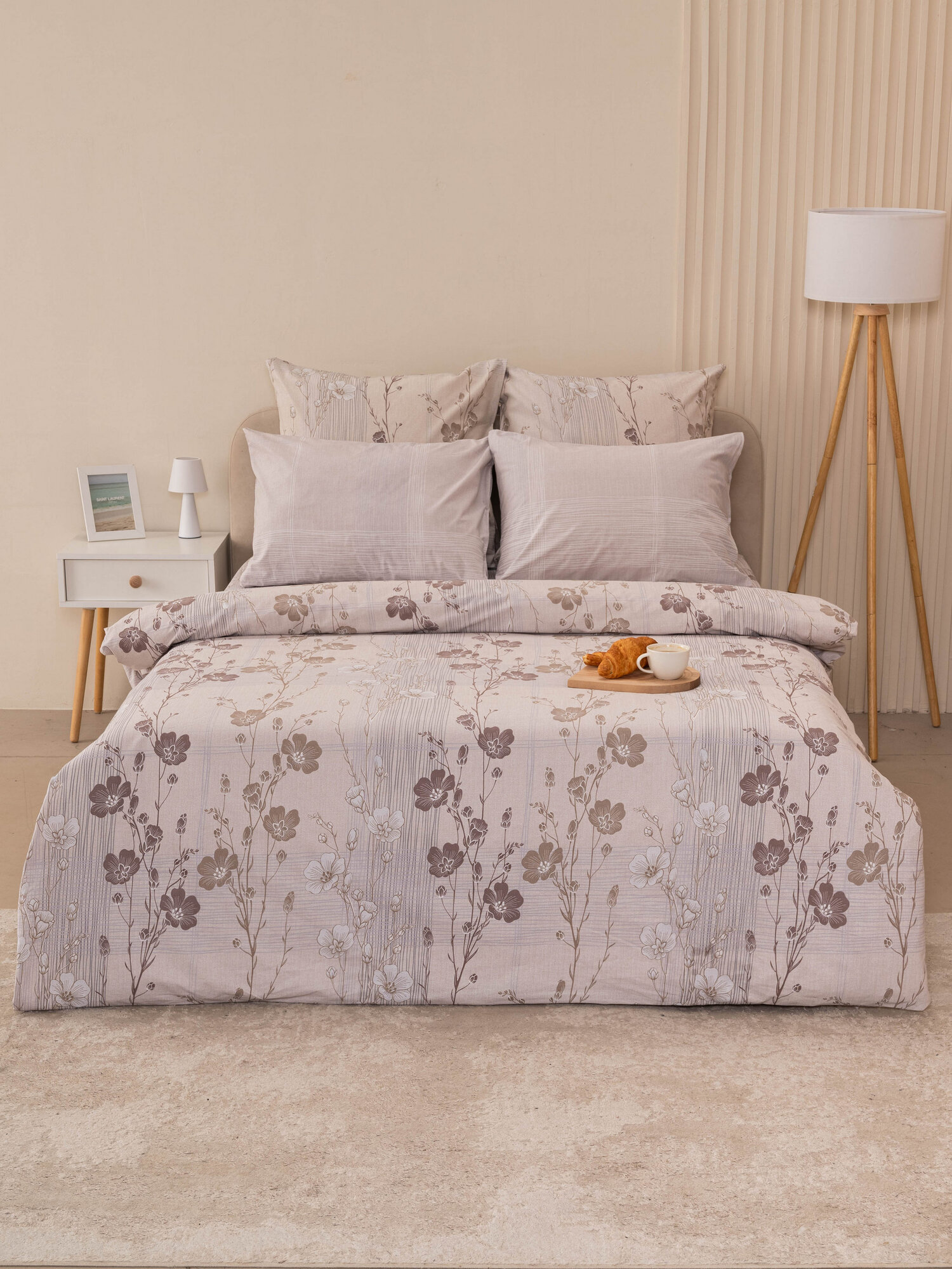 Постельное белье евро лен