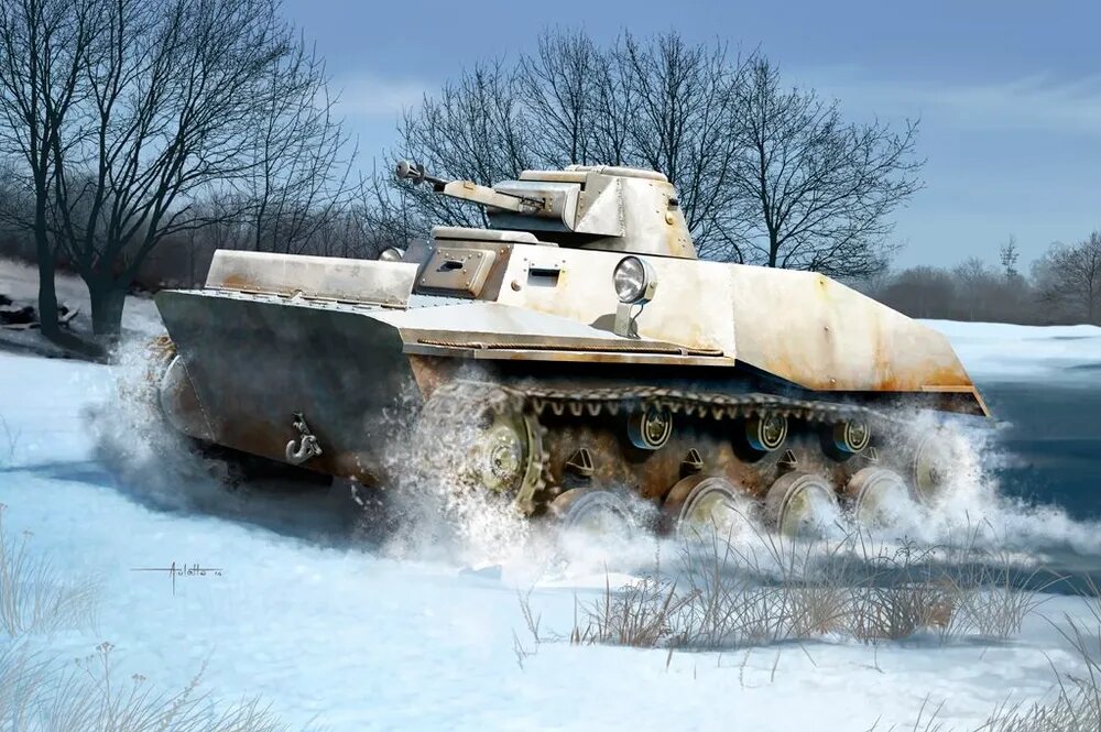 1/35 Российский лёгкий танк Т-40 Сборочная модель, масштаб 1:35, пластик, для моделирования